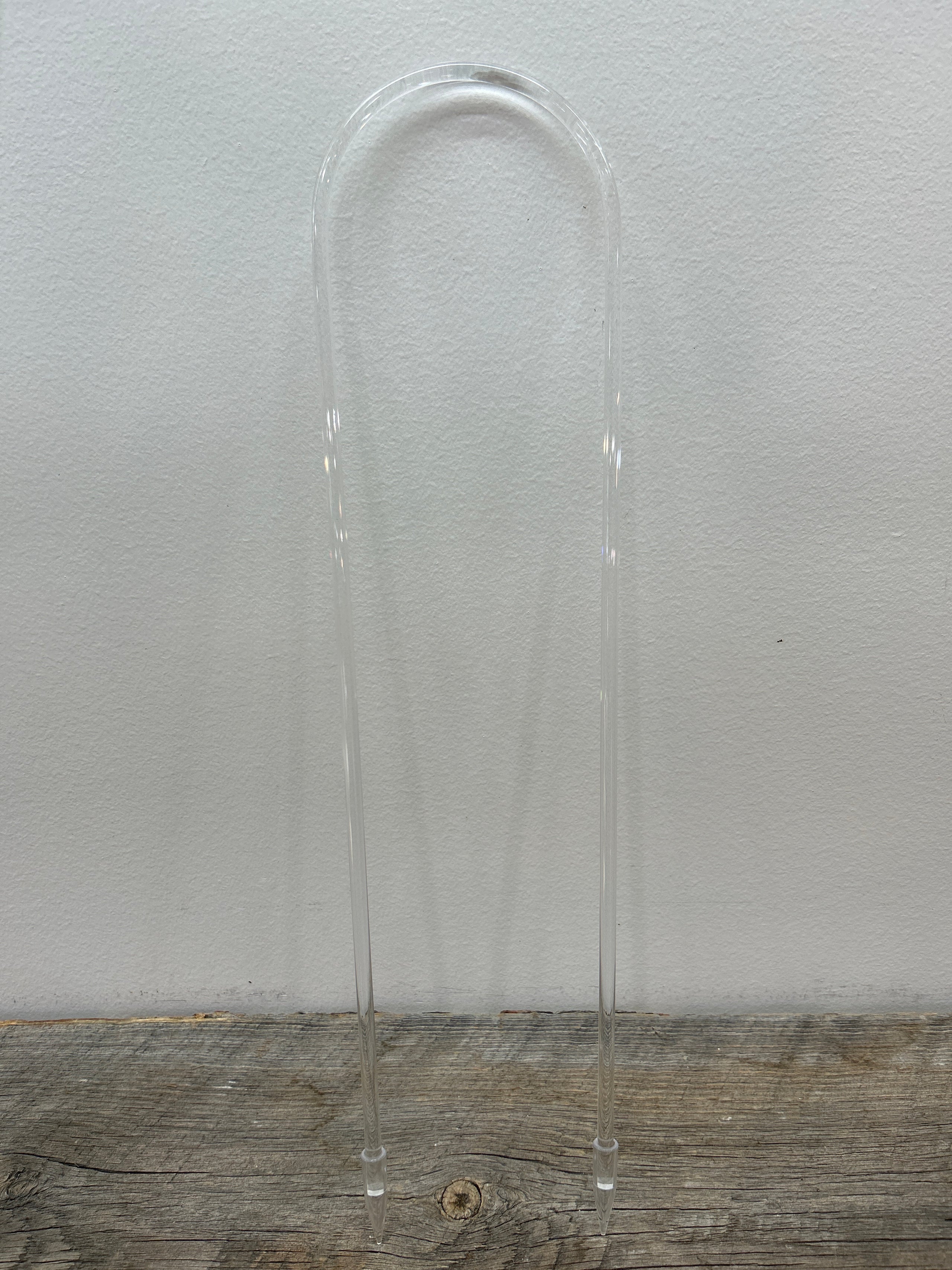 Clear U-Shape/Hoop Trellis | Lace and Leaves Studio